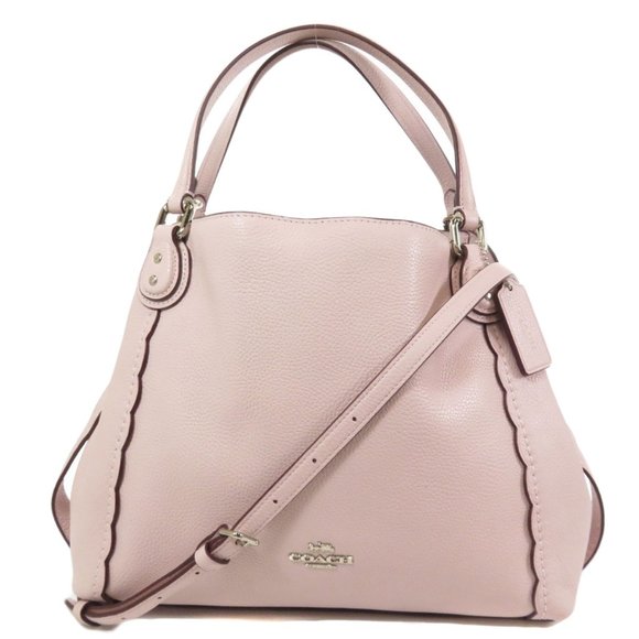 Coach | Bags | Coach Edie 28 Scallop With Prairie Rivets Shoulder Bag ...